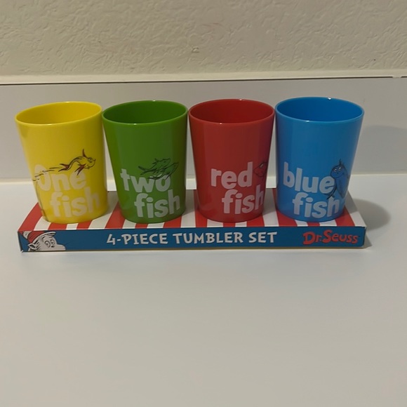 Disney | Other | Dr Seuss 4 Piece Tumbler Set Not Glass | Poshmark